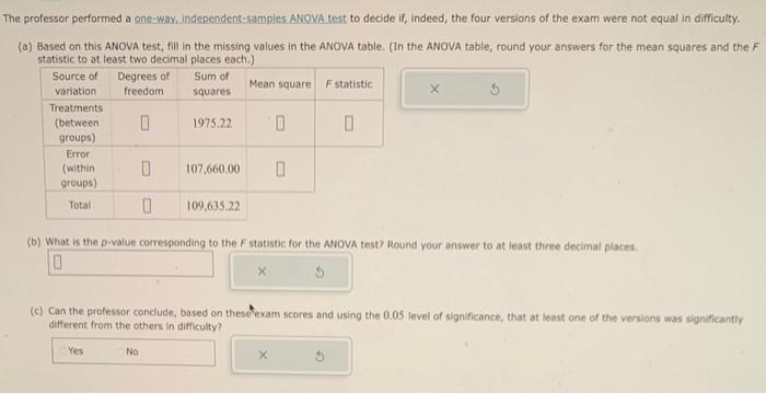 Solved In an effort to counteract student cheating, the | Chegg.com