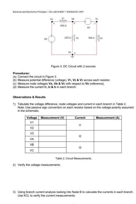 Solved Electrical and Electronics Principles 1 SG LAB SHEET | Chegg.com