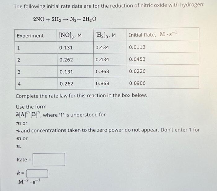 Solved For the decomposition of hydrogen peroxide in dilute | Chegg.com