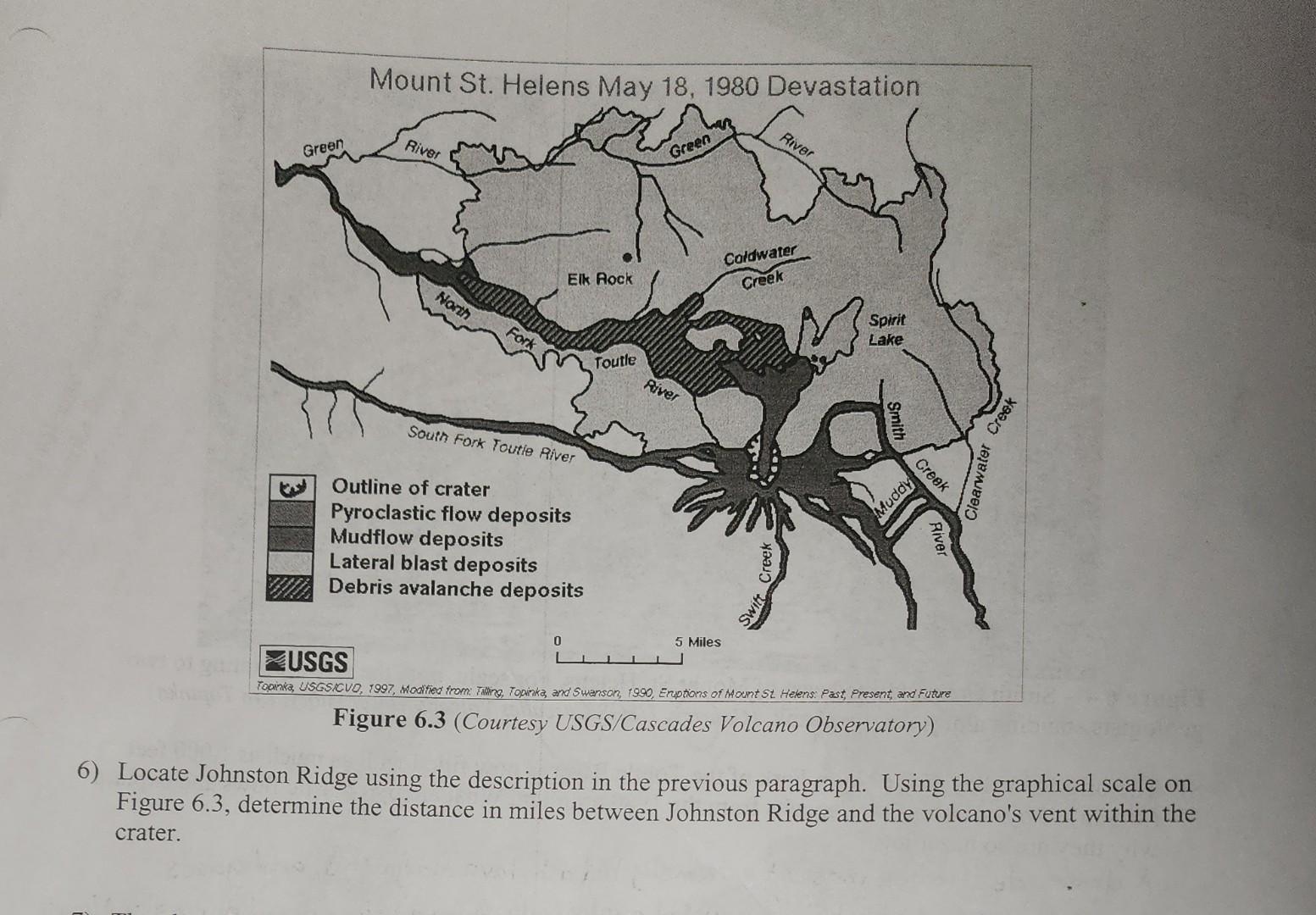 Solved Figure 6.3 (Courtesy USGS/Cascades Volcano | Chegg.com