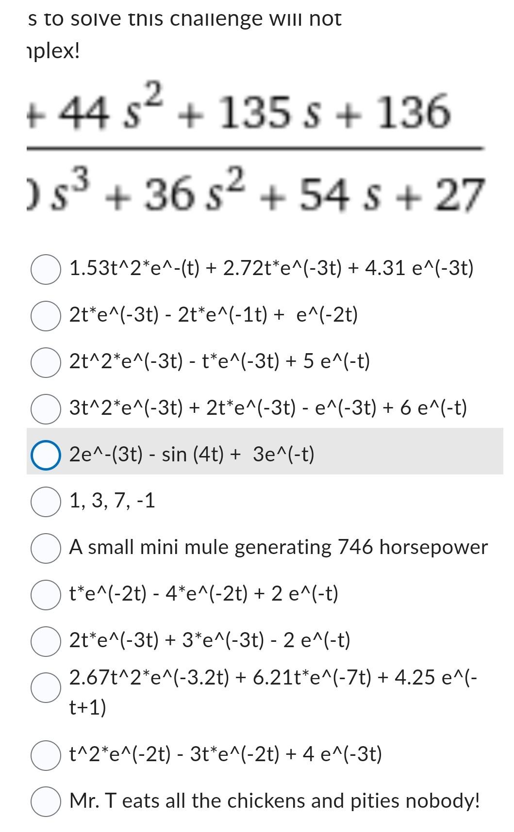 Solved question \#1. Express the following function in terms | Chegg.com