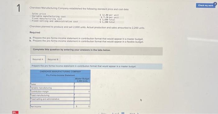 Cherokee Manufacturing Company established the | Chegg.com