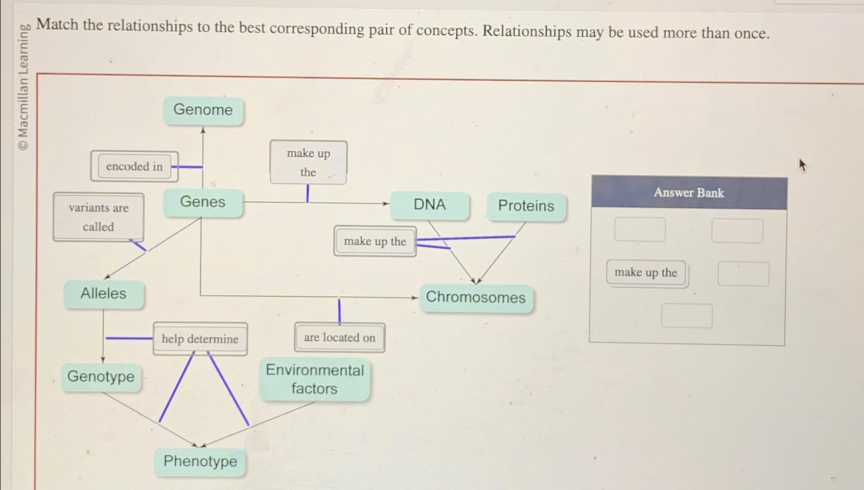 Solved Match the relationships to the best corresponding | Chegg.com