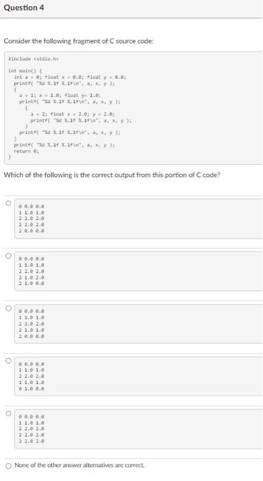 Solved What is wrong with the following C program? What | Chegg.com