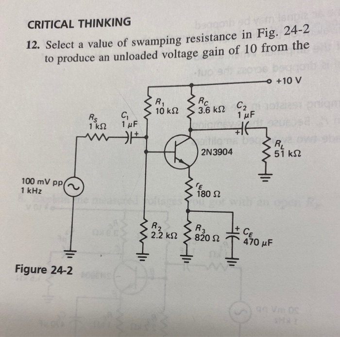 Solved CIU Conector LIU Swapuoi (a) 1; (b) 5; (c) 10; (d) | Chegg.com