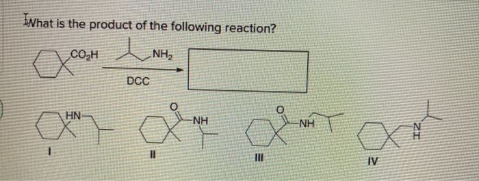 Solved Nhat is the product of the following reaction? COOH | Chegg.com