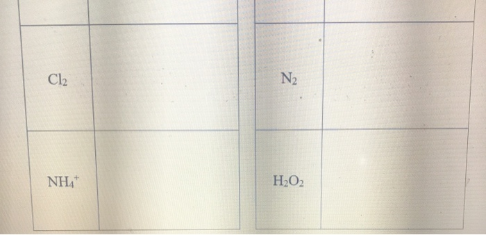 Solved Draw The Lewis Structure For Each Molecule Remember