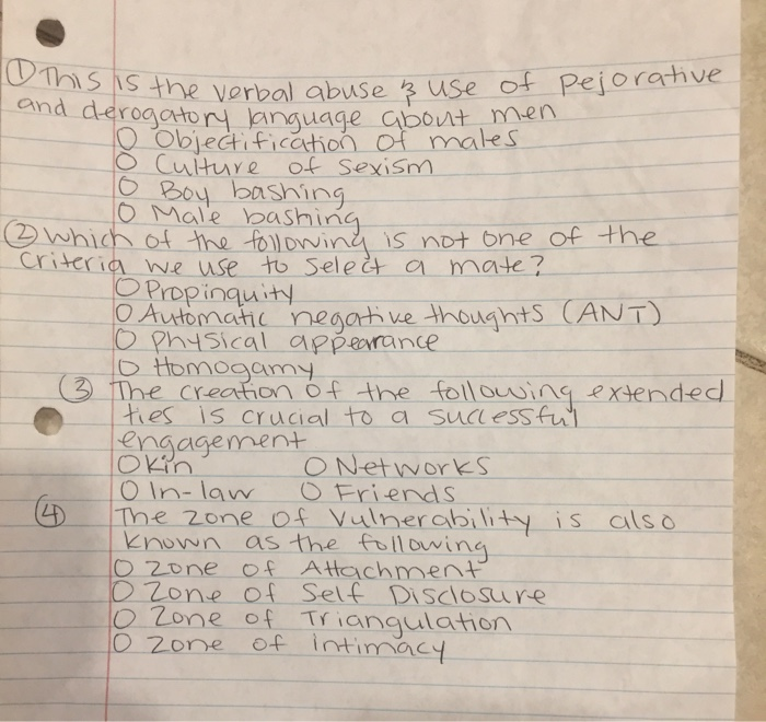 Solved Othis is the verbal abuse § use of pejorative and | Chegg.com