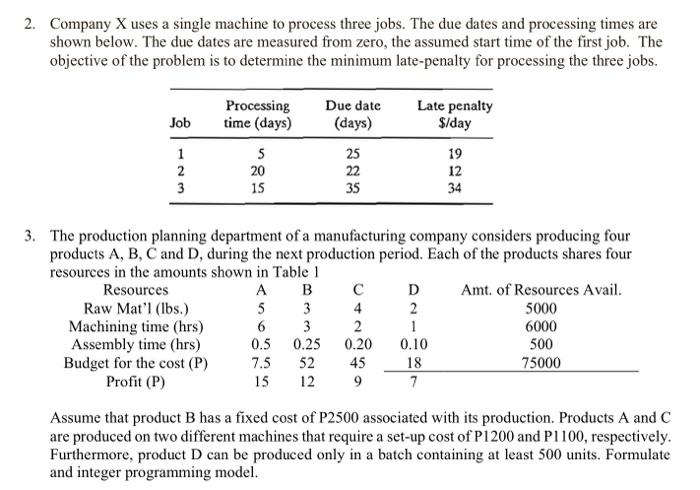 Solved INTEGER LINEAR PROGRAMMING:Please answer and explain | Chegg.com