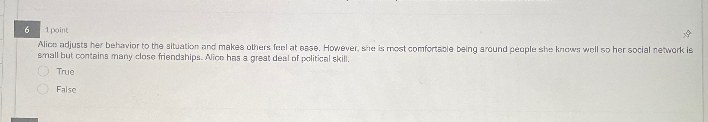 Solved Alice adjusts her behavior to the situation and makes | Chegg.com