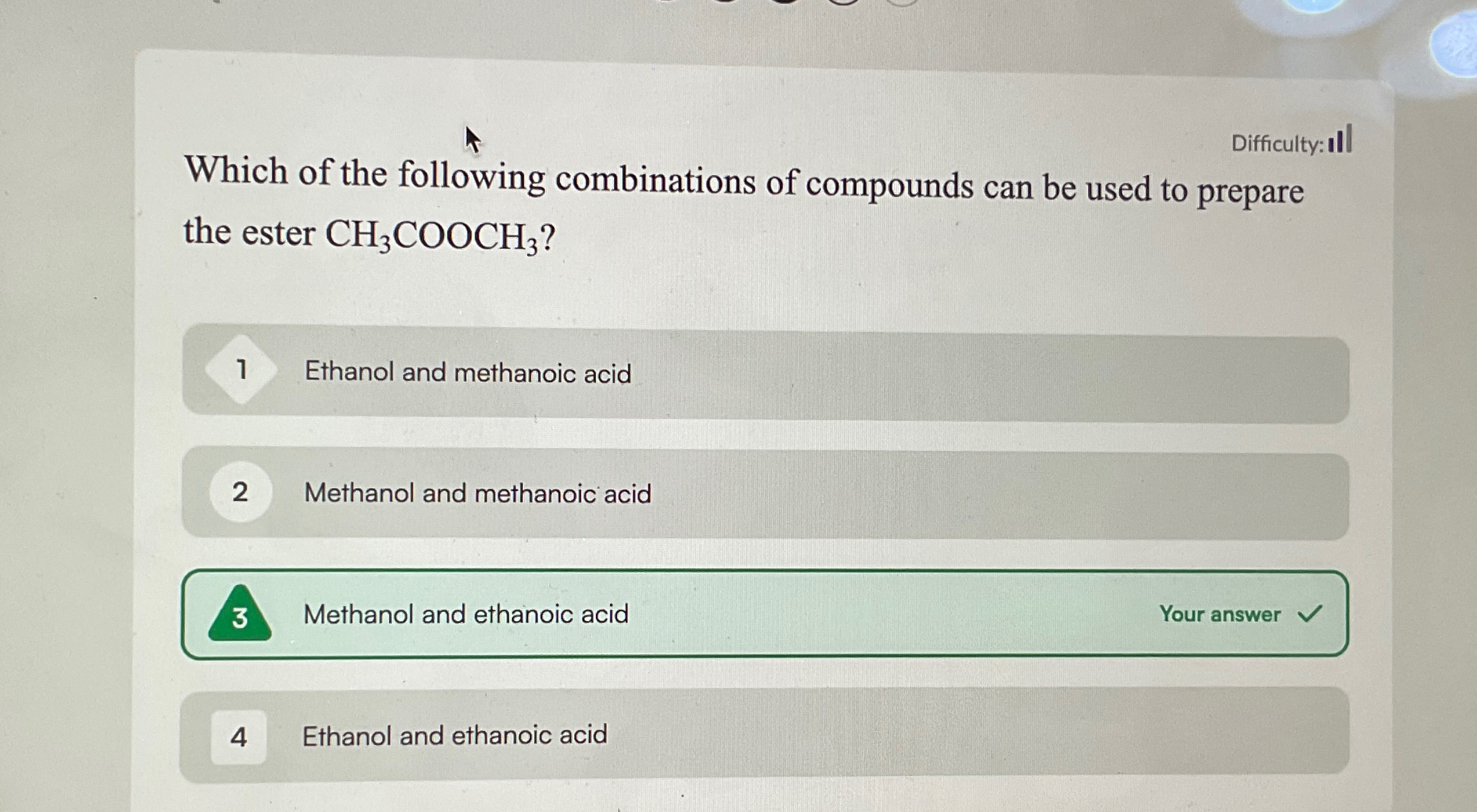 Solved Which of the following combinations of compounds can | Chegg.com