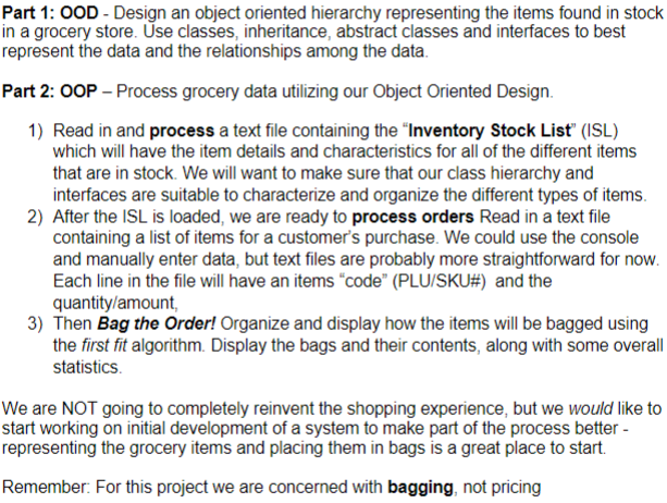 Solved Language: JavaPart 1: OOD - ﻿Design an object | Chegg.com