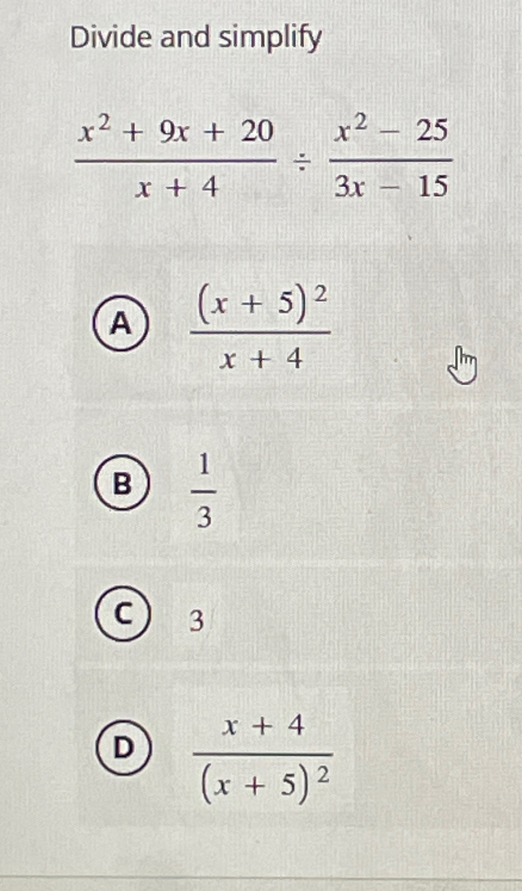 Solved Divide and | Chegg.com