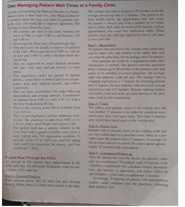 3. Calculate the average wait and time in service for | Chegg.com