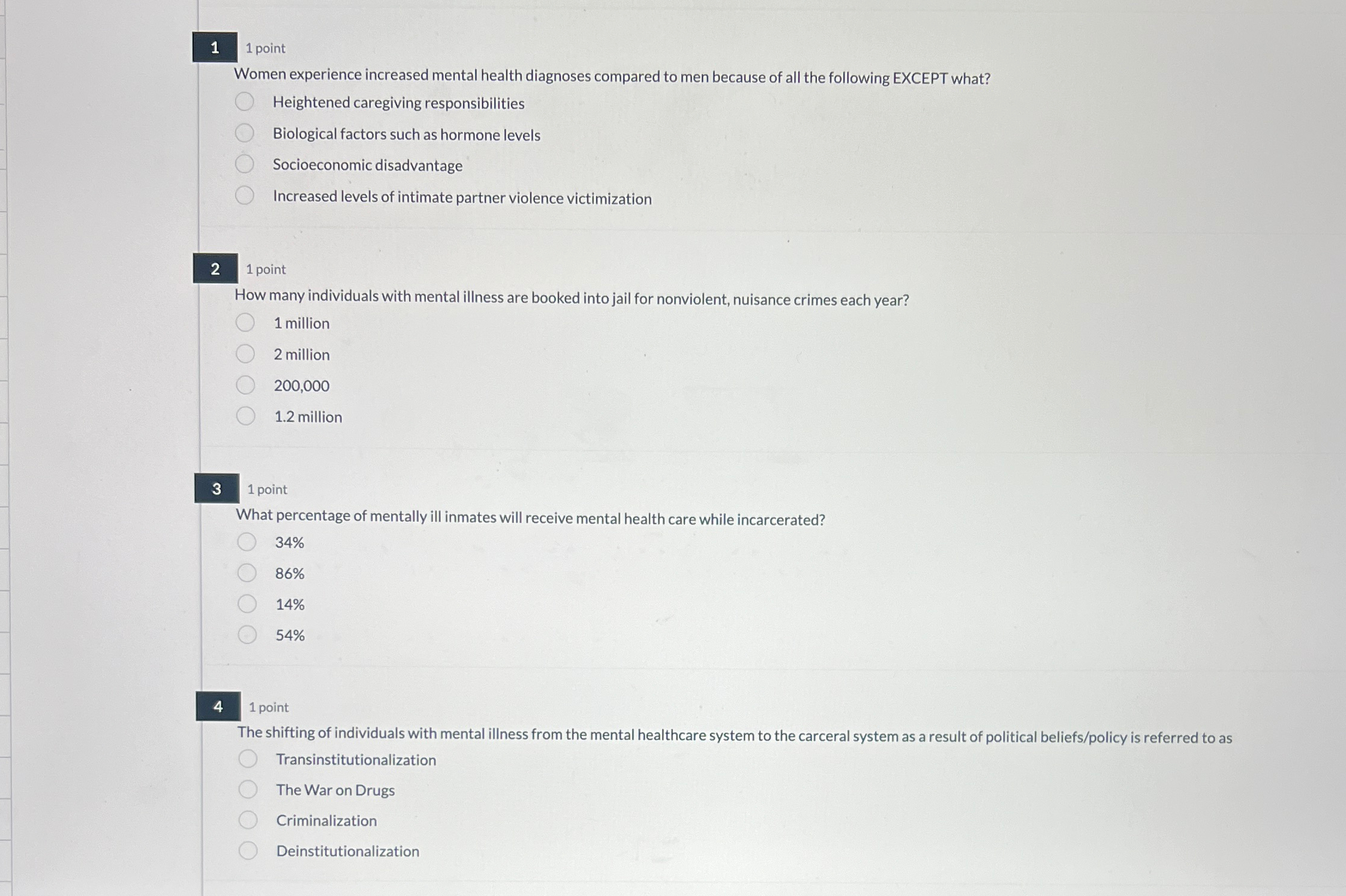 Solved Which diagnoses have BOTH gender and racial | Chegg.com