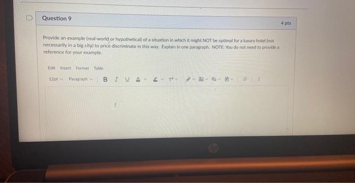 Solved Provide-an example (real-world or hypothetical) of a | Chegg.com