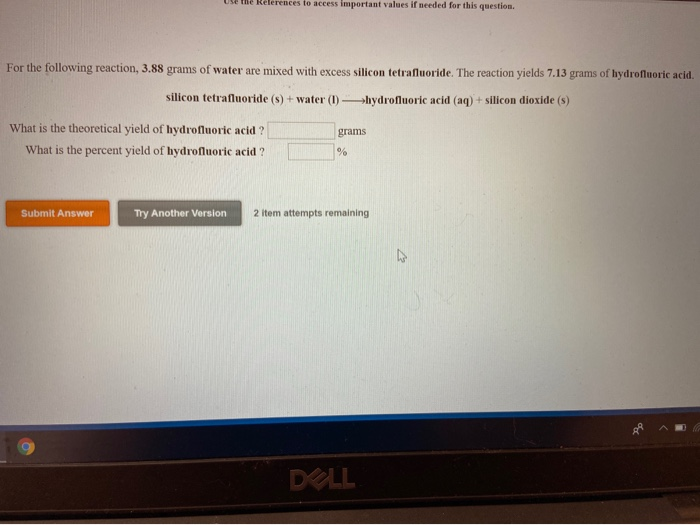 Solved Use the Relerences to access important values if | Chegg.com