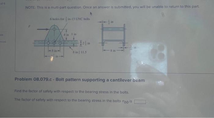 Solved Required information Problem 08.079 - Bolt pattern | Chegg.com