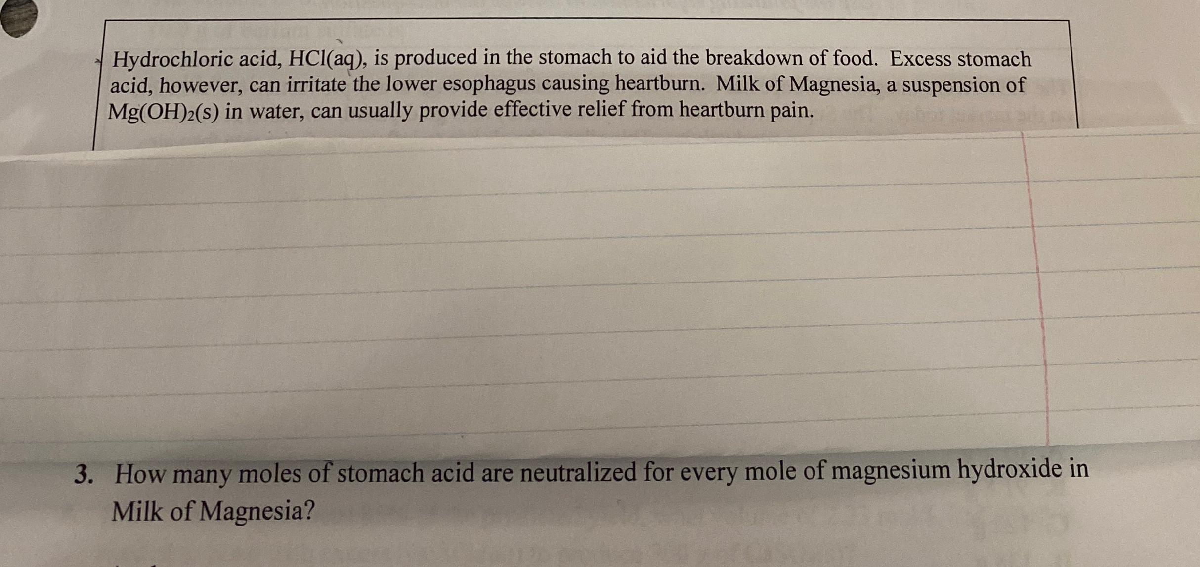 Solved Hydrochloric acid, HCl(aq), ﻿is produced in the | Chegg.com