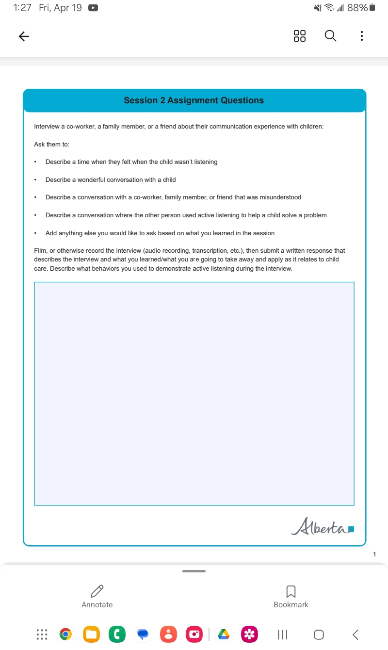 Solved 1:27 ﻿Fri, Apr 19Session 2 ﻿Assignment | Chegg.com