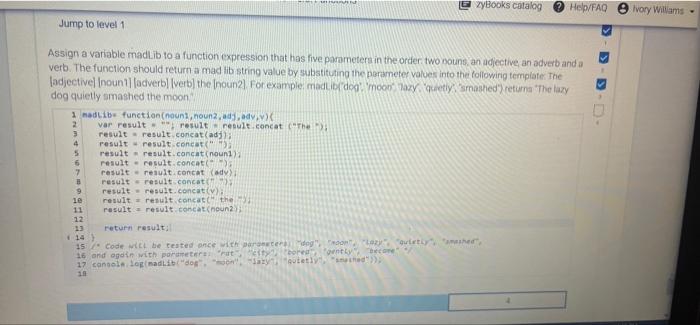 Solved E ZBooks catalog Help/FAQ Ivory Williams Jump to | Chegg.com