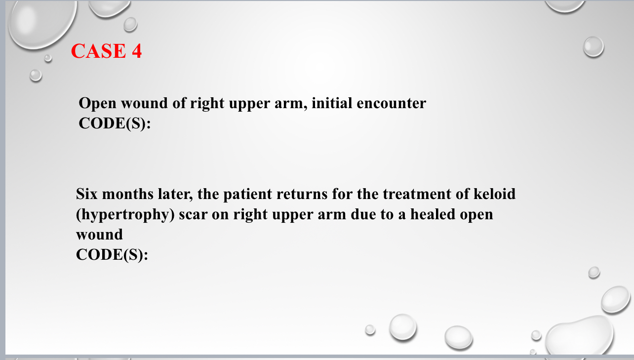 Solved Please find the following ICD-10-CM codes CASE 4Open | Chegg.com
