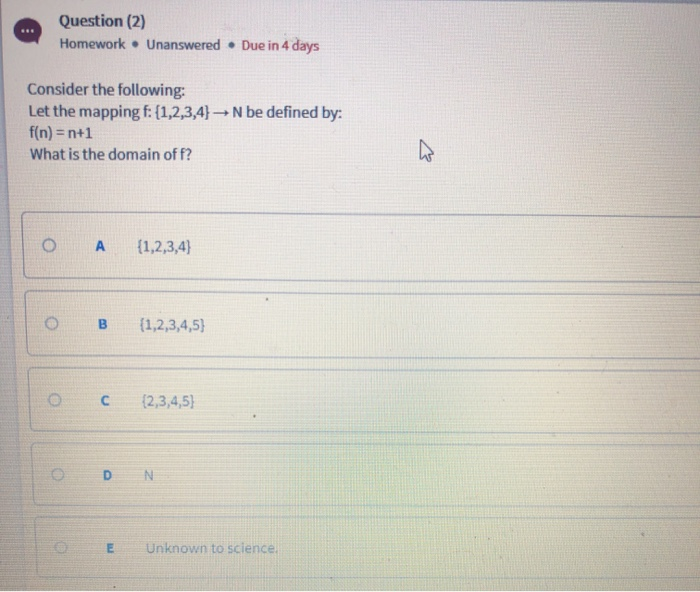 Solved Question (2) Homework . Unanswered • Due in 4 days | Chegg.com