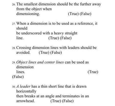 Solved 26. The smallest dimension should be the further away | Chegg.com