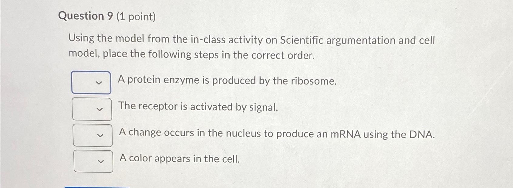 Solved Question 9 1 ﻿pointusing The Model From The 
