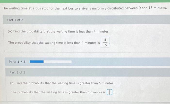 Solved The Time Waiting For Baggage At An Is Chegg