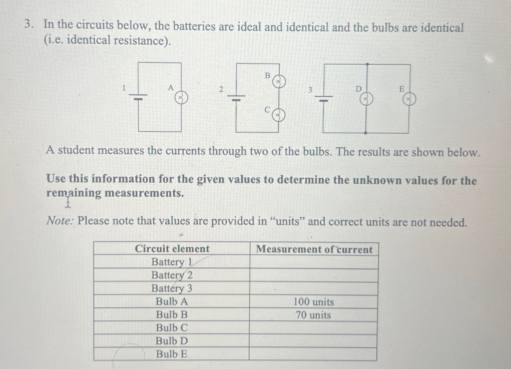 Solved In the circuits below, the batteries are ideal and | Chegg.com