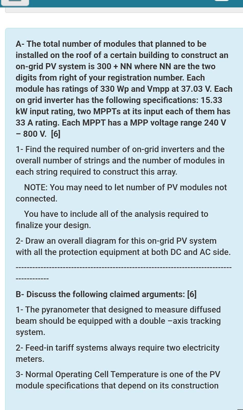 Solved A- The total number of modules that planned to be | Chegg.com