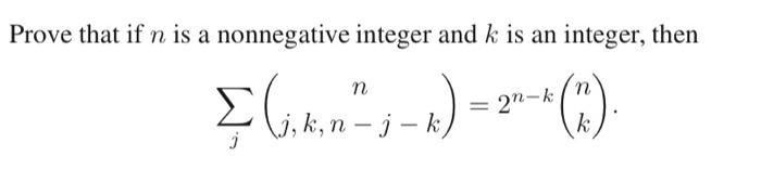 Solved Prove that if \\( n \\) is a nonnegative integer and | Chegg.com