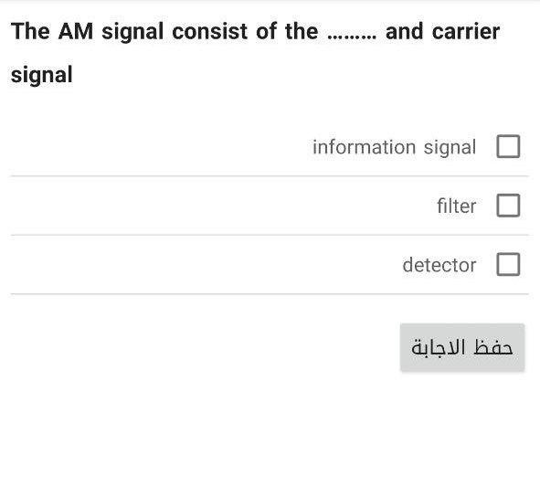 Solved The AM signal consist of the ........ and carrier | Chegg.com