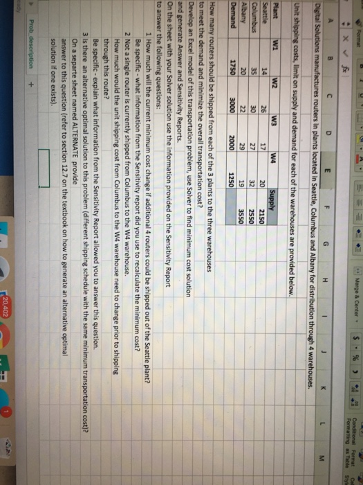 Conditional Format Formatting Table Cal Style Merge | Chegg.com