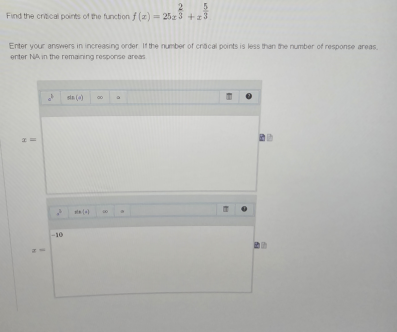 Solved Find the critical points of the function | Chegg.com