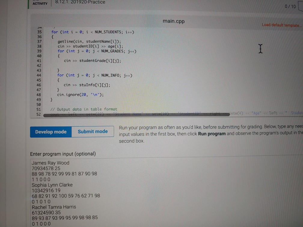 Solved I need more. I already have a code just let me know | Chegg.com