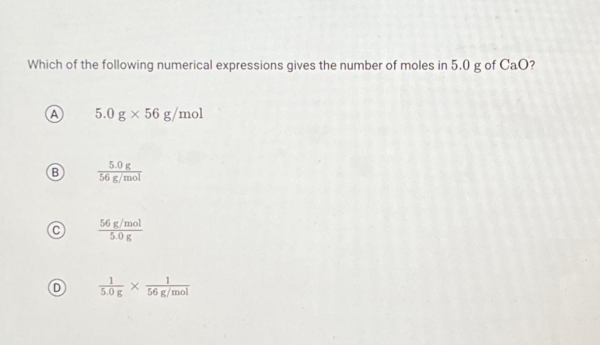 Solved Which of the following numerical expressions gives | Chegg.com