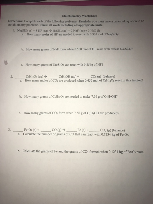 16 Cool Stoichiometry Worksheet Mole To Mole 16 Cool Stoichiometry Worksheet Mole To Mole
