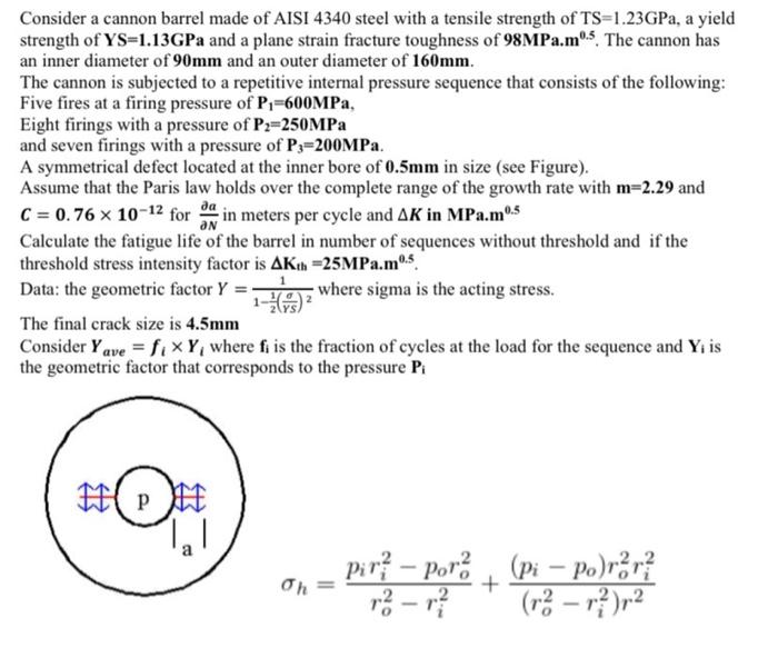 caclulate the number of cycles of life, the numer of | Chegg.com