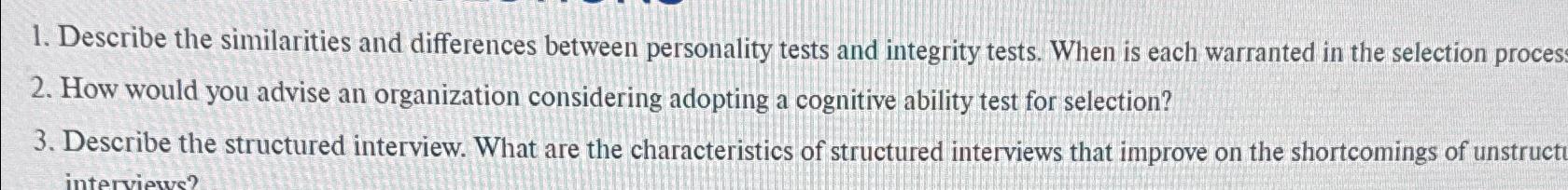 Solved Describe the similarities and differences between | Chegg.com