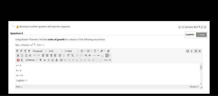 Solved Question 7 of 7 Click Submit to complete this | Chegg.com