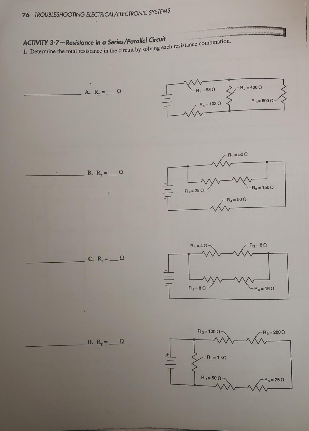 Solved 76 TROUBLESHOOTING ELECTRICAL/ELECTRONIC SYSTEMS | Chegg.com