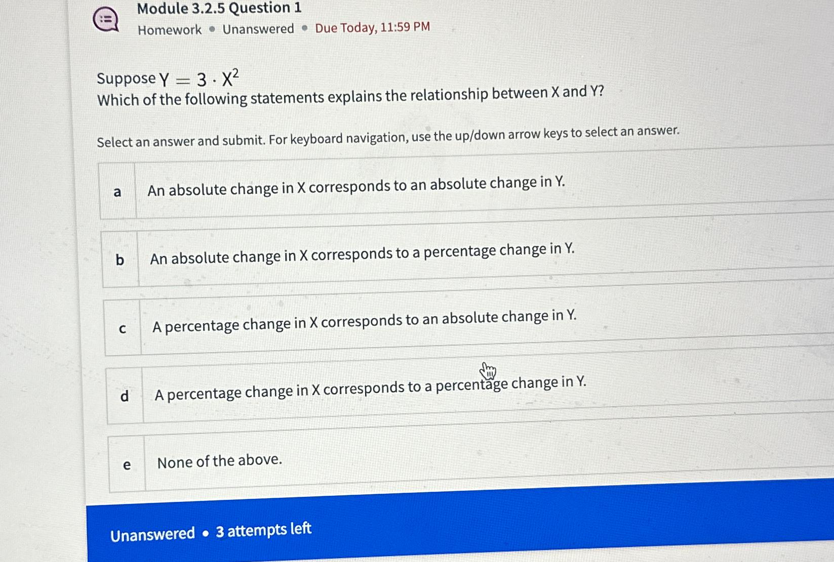 Solved Module 3 2 5 Question 1 Nhomework Unanswered Due