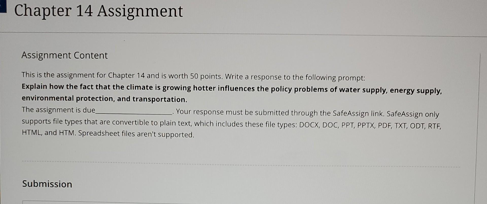 Solved Assignment Content This is the assignment for Chapter | Chegg.com