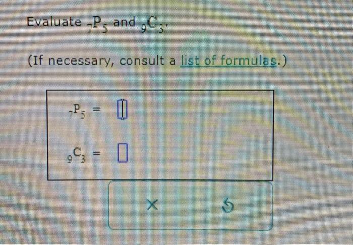 Solved Evaluate 7P5 and 9C3′ (If necessary, consult a list | Chegg.com