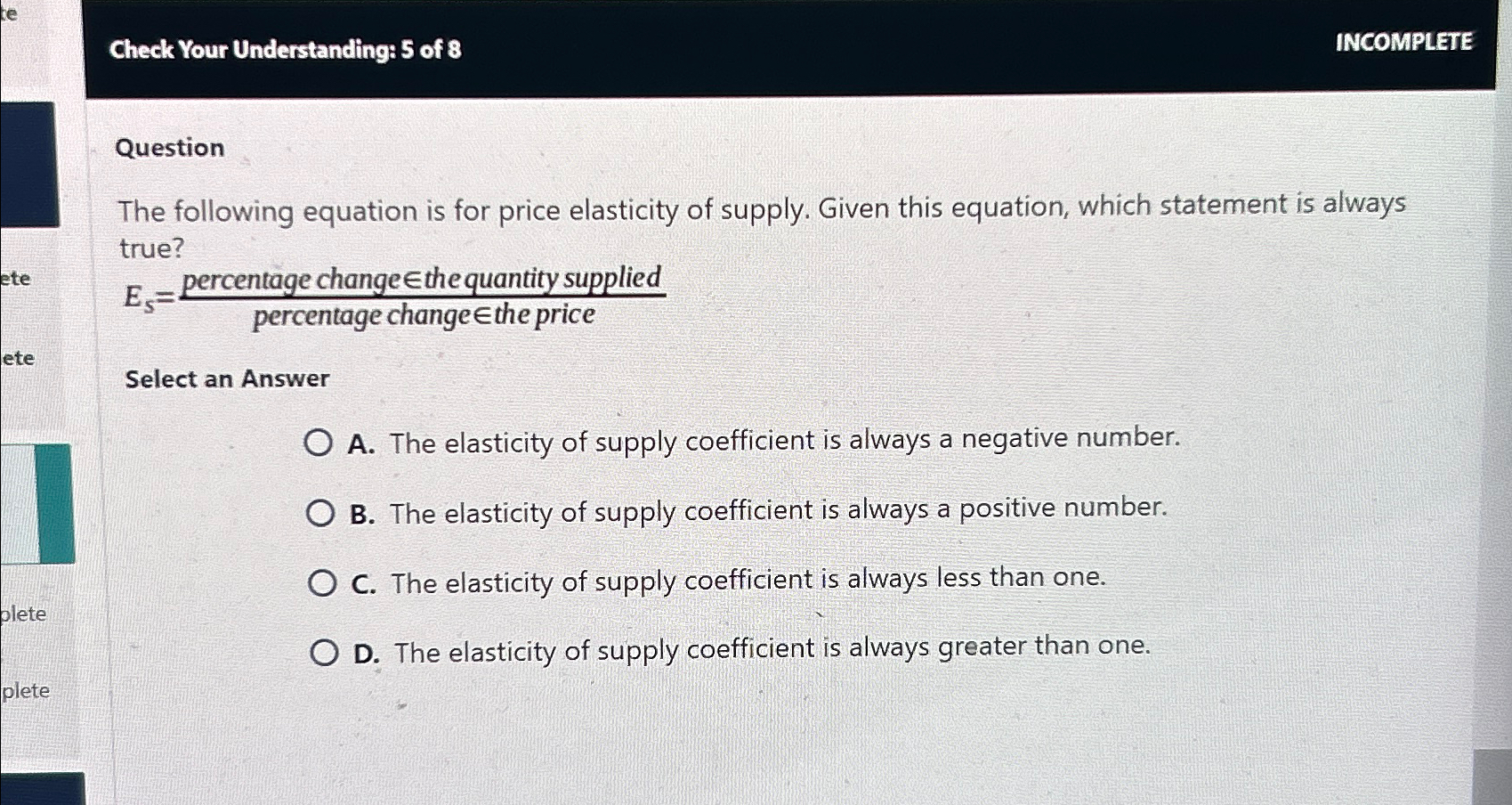 Solved Check Your Understanding: 5 ﻿of | Chegg.com