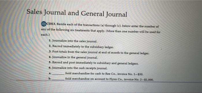 Solved CDE2. Given the following, calculate net sales: Given | Chegg.com