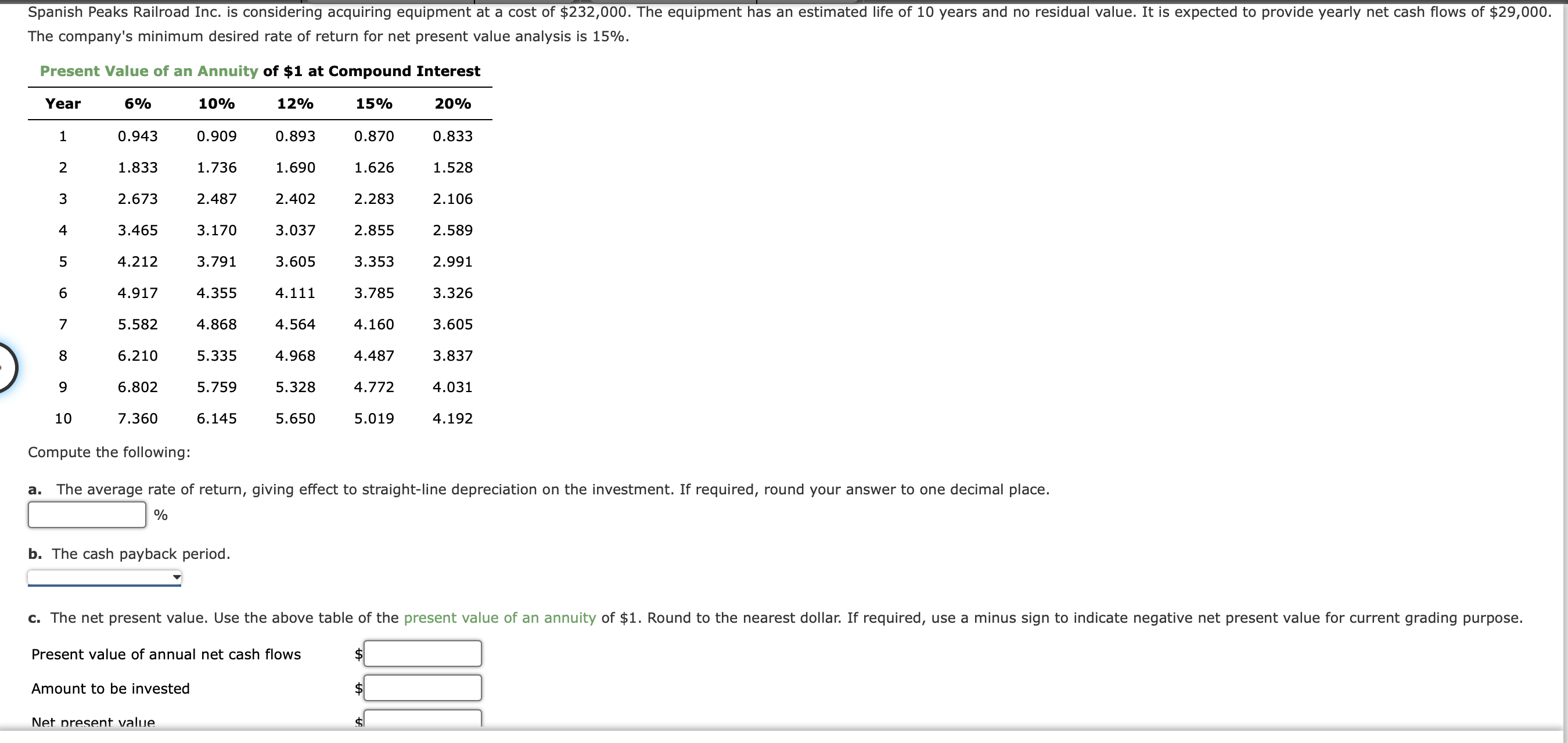 Solved last one says Net Present Value | Chegg.com