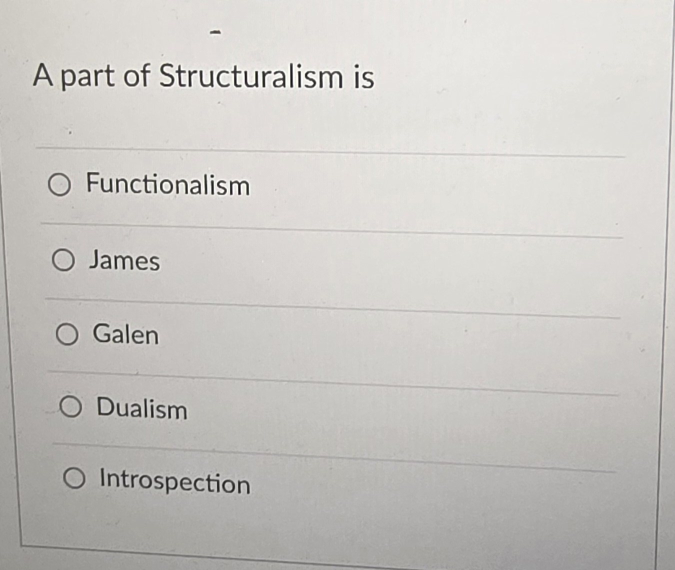 Solved A part of Structuralism | Chegg.com